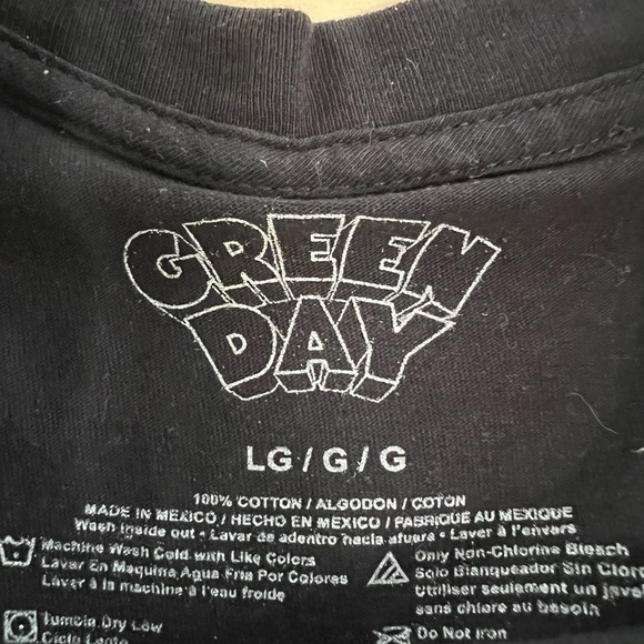 Green Day | Shirts | Vintage Green Day Dookie Punk Rock Tee Shirt ...